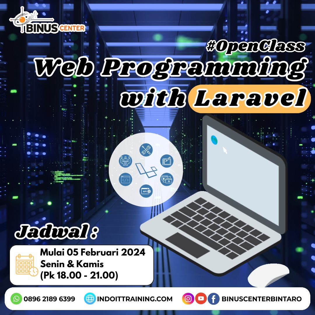 Web Programming With Laravel - BINUS CENTER