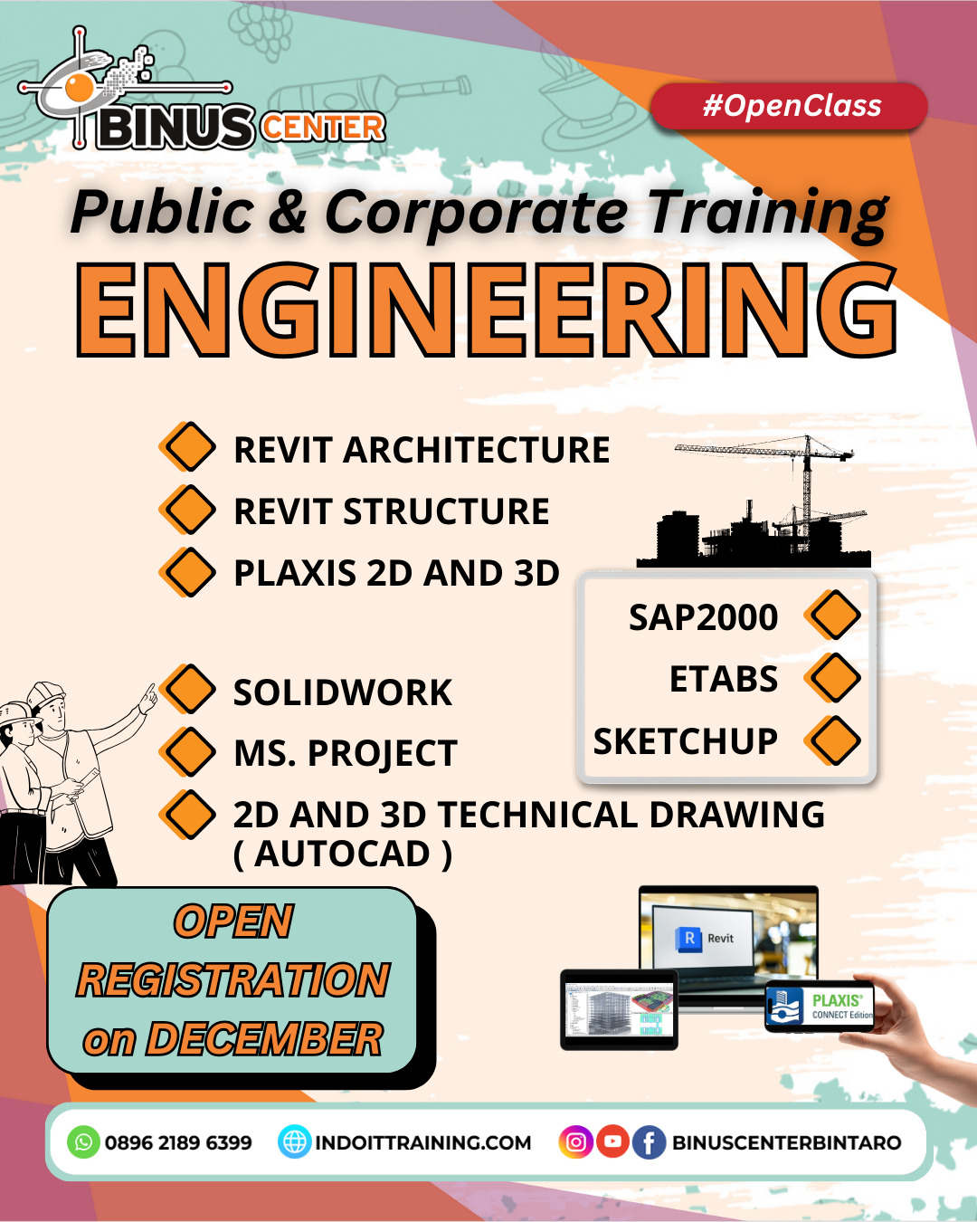 OPEN REGISTRATION ENGINEERING COURSE on DECEMBER 2024 - BINUS CENTER